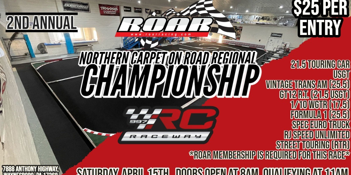 2nd Annual ROAR Northern Carpet On Road Regional Championship — 997 RC ...