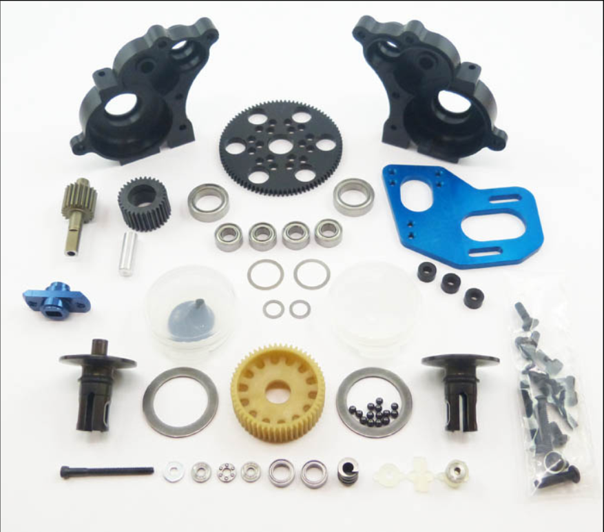 4461 Custom Works TRANSMISSION KIT FOR OUTLAW 4 — 997 RC Raceway