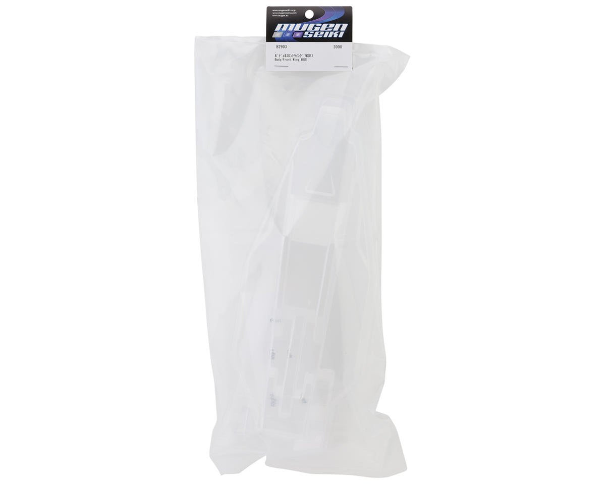B2903 Mugen Seiki MSB1 1/10 2WD Buggy Body (Clear) w/Front Wing — 997 RC Raceway