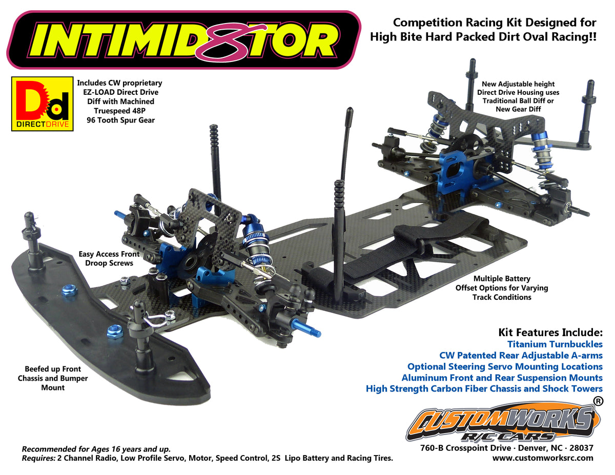 0981 Custom Works Intimidator 8 Direct Drive Late Model Kit — 997 RC ...